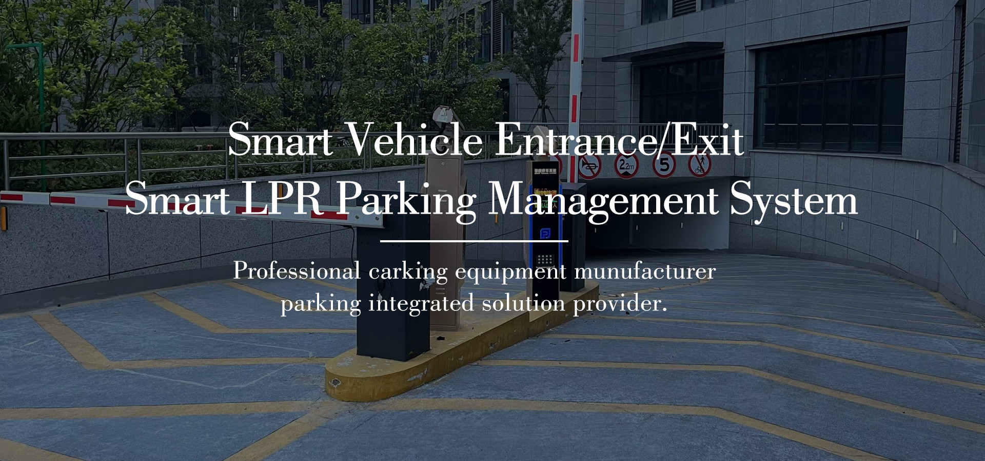 Quality License Plate Recognition Parking System & Parking Guidance ...